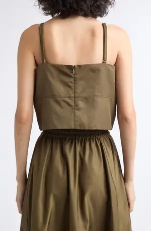 Cinq À Sept Marilyn Rhinestone Crop Camisole