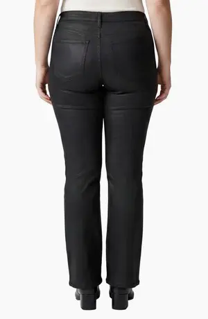 SILVER JEANS CO. Suki Coated Slim Bootcut Jeans