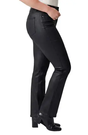 SILVER JEANS CO. Suki Coated Slim Bootcut Jeans