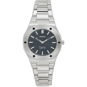 D1 MILANO Obsidian Sealed Ultra Thin Bracelet Watch - Black