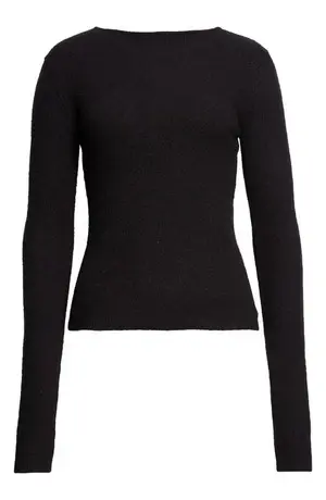 Rick Owens Cashmere Blend Boatneck Sweater