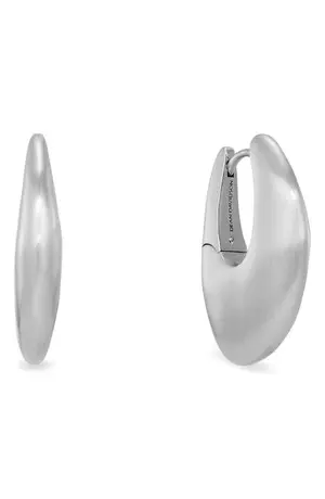 DEAN DAVIDSON Serra Hinged Hoop Earrings - Silver