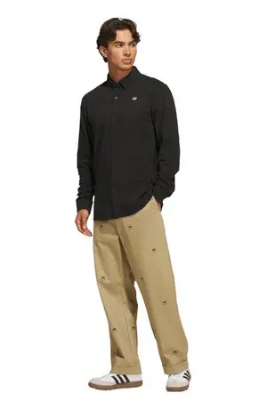 Adidas Originals Twistknit Long Sleeve Button Up Shirt