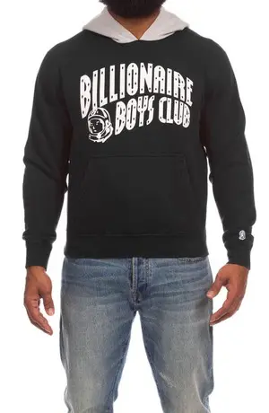 BILLIONAIRE BOYS CLUB Patches Graphic Hoodie - Black