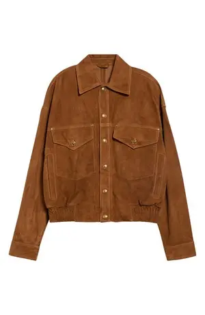Versace Suede Blouson Leather Jacket