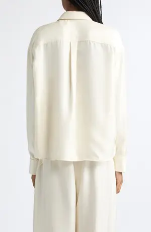 Alexander Wang Reverse Silk Button Shirt