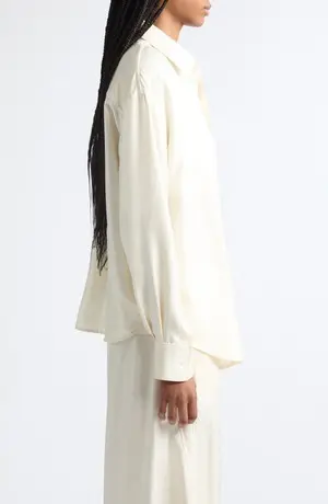 Alexander Wang Reverse Silk Button Shirt