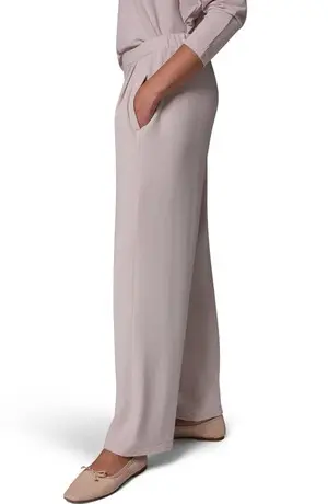 Donna Karan New York Pleated Brushed Jersey Pants
