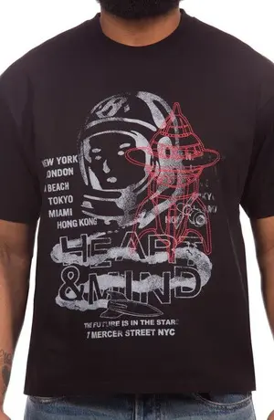 BILLIONAIRE BOYS CLUB Bb Call Now Cotton Graphic T-shirt