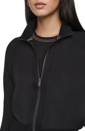 Dkny Mixed Media Sweater