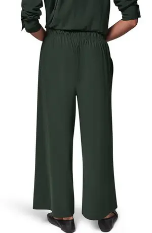 Donna Karan New York Relaxed Mid Rise Ankle Wide Leg Pants