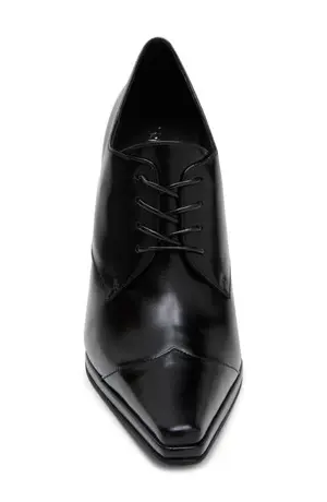Jeffrey Campbell Snicker Lace-up Wingtip Pump