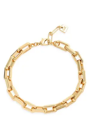 OPEN EDIT Curb Link Anklet - Gold