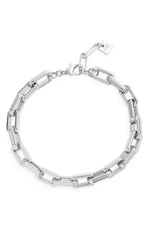 OPEN EDIT Curb Link Anklet - Silver