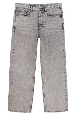 L/AB C/O OFF-WHITE Piped Straight Leg Jeans - Smoke Fade