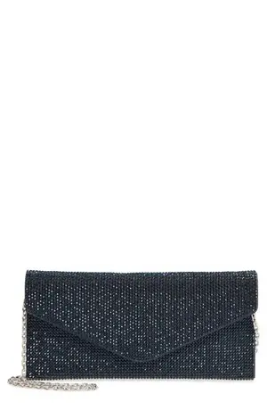 Judith Leiber Envelope Clutch - Midnight Navy