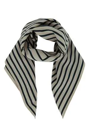 TOTEME Signature Monogram Silk Scarf - Multicolor