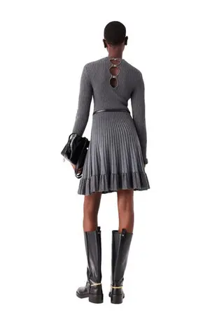 Maje Short Gradient Knit Dress