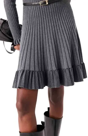 Maje Short Gradient Knit Dress