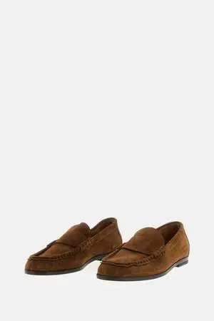 COMMON PROJECTS Mocassini In Suede - Marrone