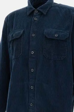 B.D.BAGGIES Giacca Camicia In Velluto - Blu