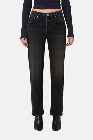 Citizens Of Humanity Savannah Cigarette Jeans In Stormy - Nero