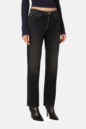 Citizens Of Humanity Savannah Cigarette Jeans In Stormy - Nero