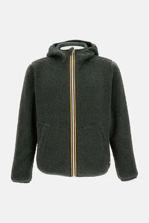 K-WAY Giacca Reversibile Jack Sherpa Polar Double - Verde