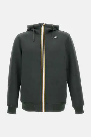 K-WAY Felpa Con Zip Rainer Spacer - Verde