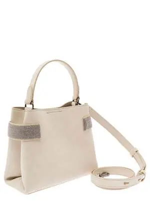 Brunello Cucinelli Shoulder Strap Bag - White