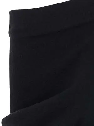 TOM FORD Black Sweater With Off-shoulder Design And Long Sleeves In Black Wool And Silk For - Multicolor
