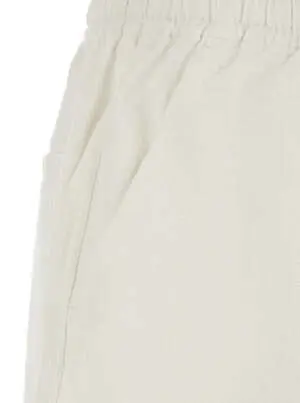 Isabel Marant Étoile Balyme White Shorts With Elastic Waist And Drawstring And Scalloped Hem In Cotton For - Multicolor