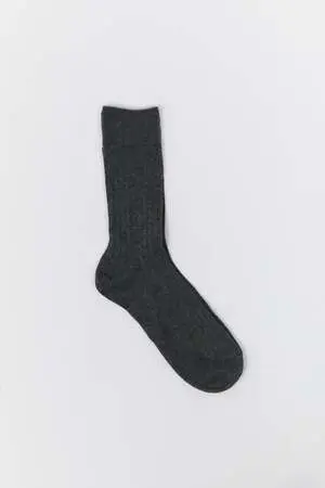 ST. AGNI Cotton Socks - Charcoal