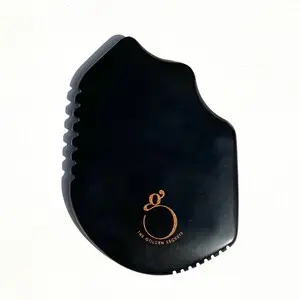 THE GOLDEN SECRETS Sorceress Stone Gua Sha Beauty Tool - Black