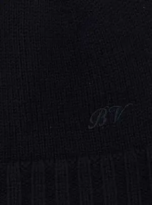 Bottega Veneta Classic Wool Knit Beanie/midnight Blue
