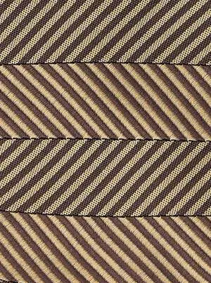 Brunello Cucinelli Beige Pocket Square With Chevron Motif And Geometric Print In Silk For - Multicolor