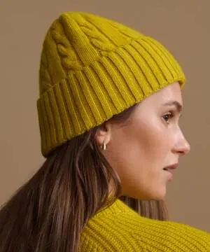 Jenni Kayne Cashmere Cable Beanie Hat
