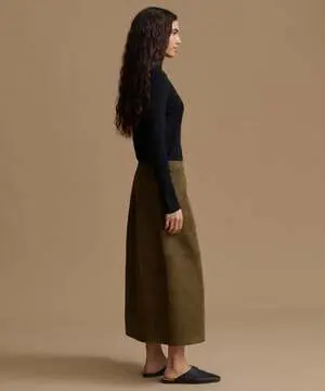 Jenni Kayne Suede Wolfe Skirt