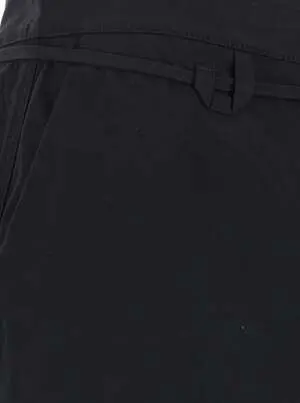 Jacquemus Le Pantalon Marin' Black Pants With Removable Belt And Wide Leg In Cotton For - Multicolor