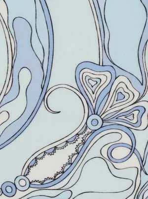 Emilio Pucci Light Blue Swimsuit With Halterneck Tie Closure And All-over Orchidea Print In Stretch Tech Fabric For - Multicolor