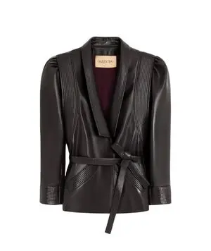 Valentino Garavani Nappa Leather Jacket - Black