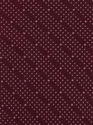 Saint Laurent Bordeaux Tie With All-over Polka Dot Motif In Silk For - Multicolor
