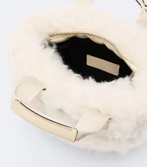 Moncler Caradoc Mini Teddy Top-handle Bag