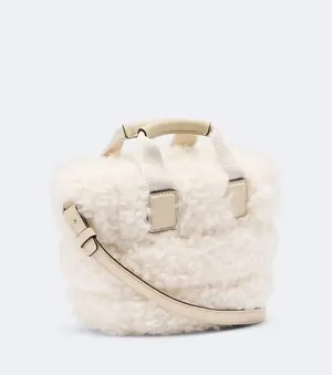 Moncler Caradoc Mini Teddy Top-handle Bag