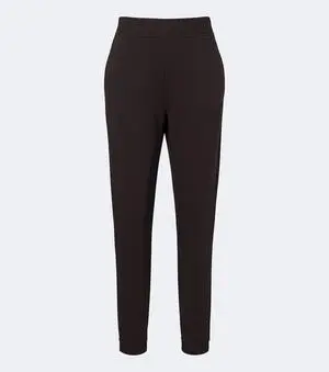 Max Mara Cotton-blend Sweatpants - Brown