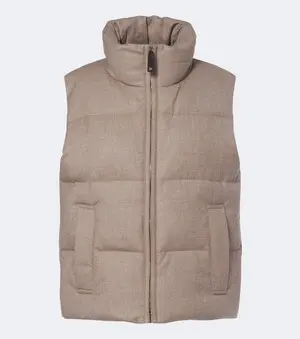 Max Mara Cashmere-blend Down Vest