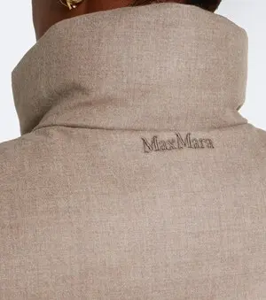 Max Mara Cashmere-blend Down Vest