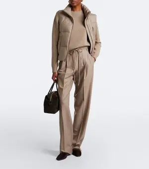 Max Mara Cashmere-blend Down Vest