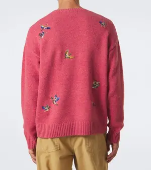 Polo Ralph Lauren Embroide Wool And Alpaca Sweater