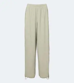 NIKESKIMS Stretch Nylon Wide-leg Pants - Grey